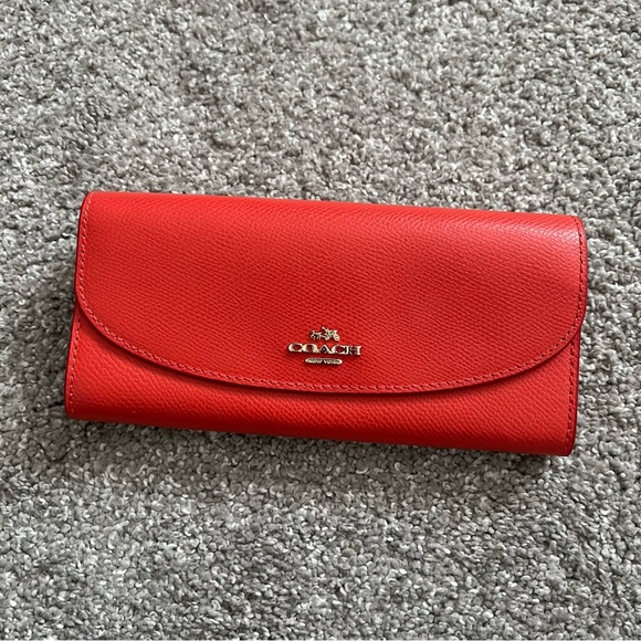 Coach | Bags | Coach Leather Envelope Wallet Nwt | Poshmark
